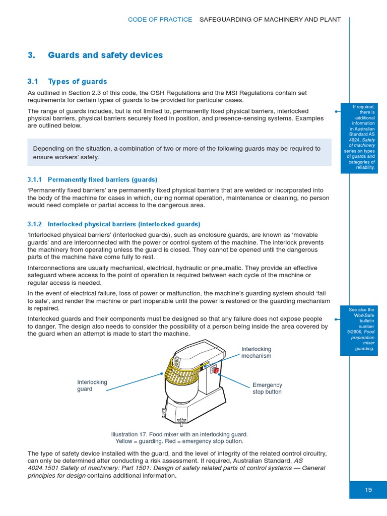 Guards and Safety Devices | Download Free PDF | Machines | Occupational ...