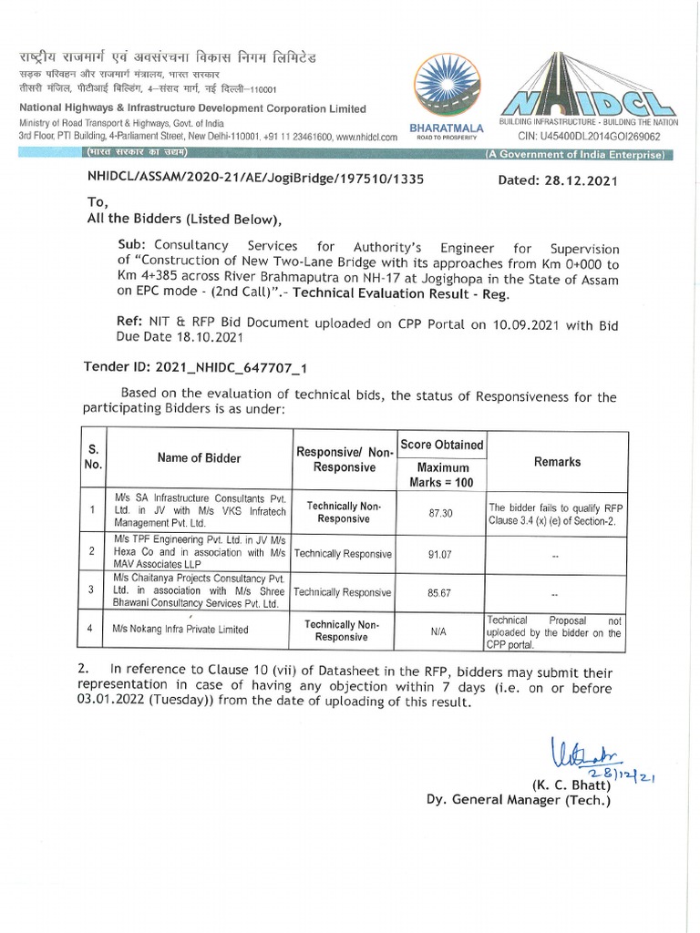 Technical Evaluation Result 8 | PDF