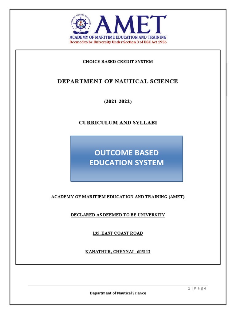 BSC Nautical Science | PDF | Navigation | Cognition