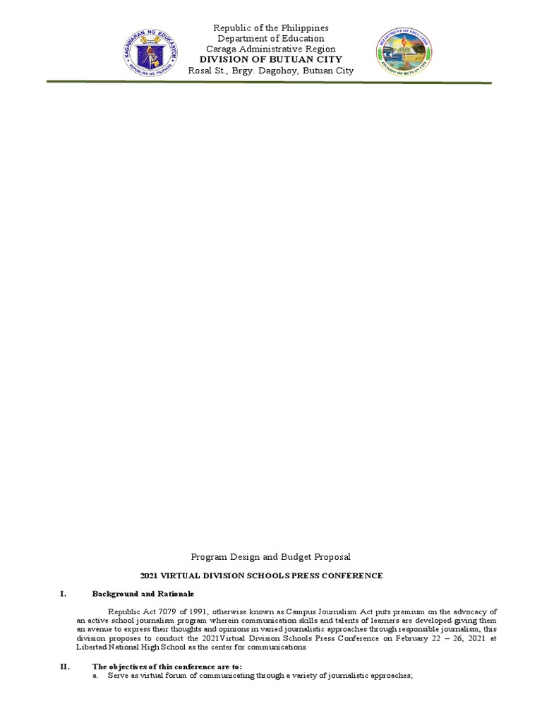 2021 DSPC Project Proposal | PDF | Communication