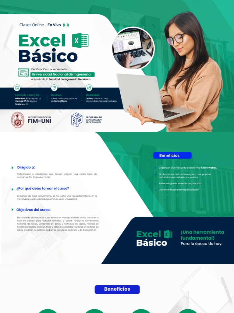 Brochure - Excel Básico | PDF | Microsoft Excel | Informática