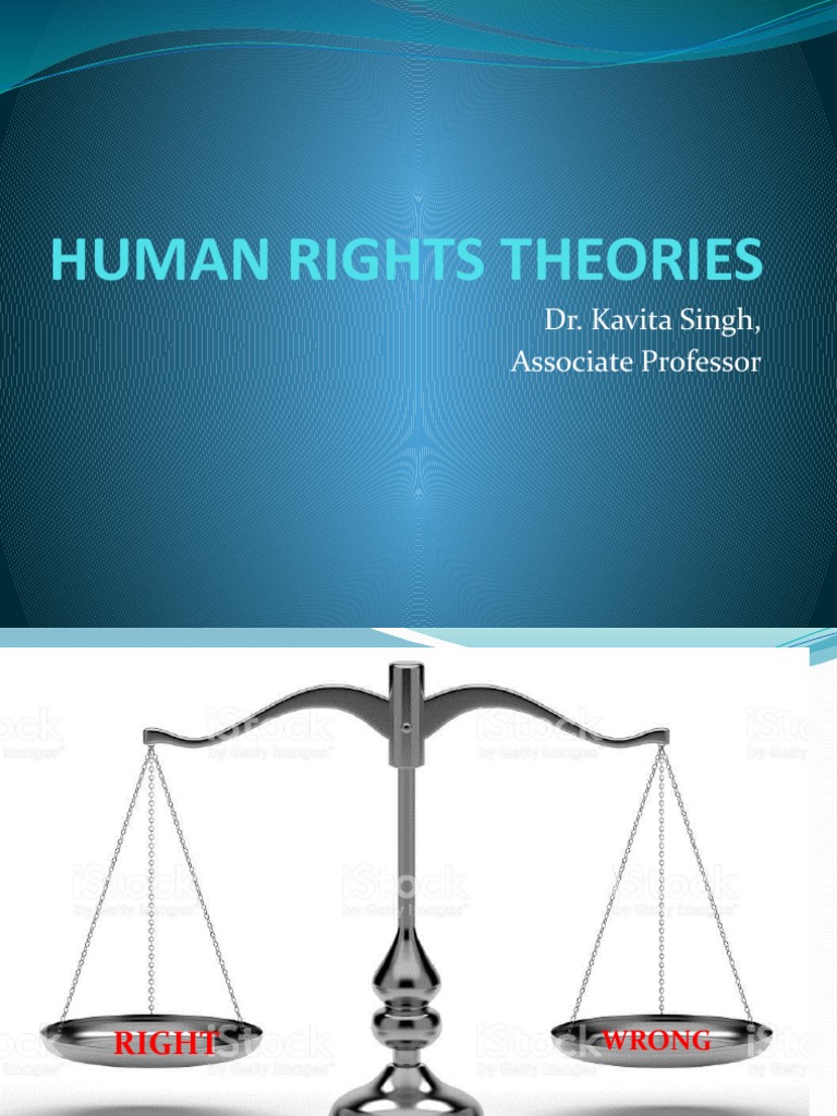 Human Rights Theories: Dr. Kavita Singh, Associate Professor | Download ...