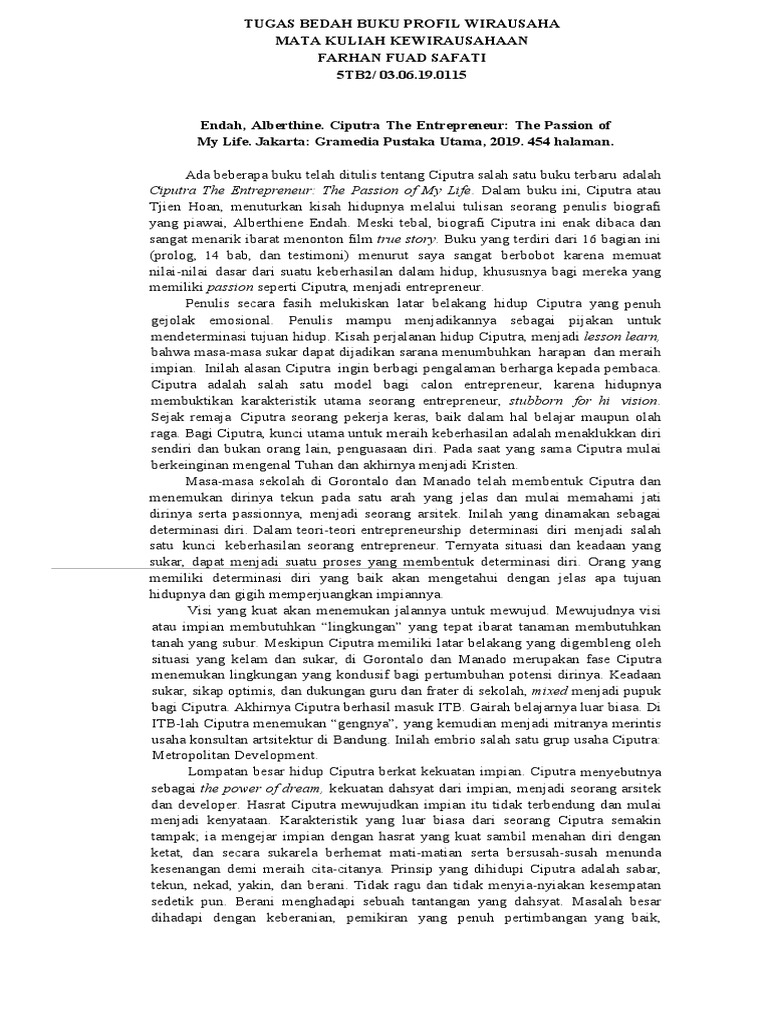 5tb2 - Farhan Fuad Safati - Resume Buku | PDF