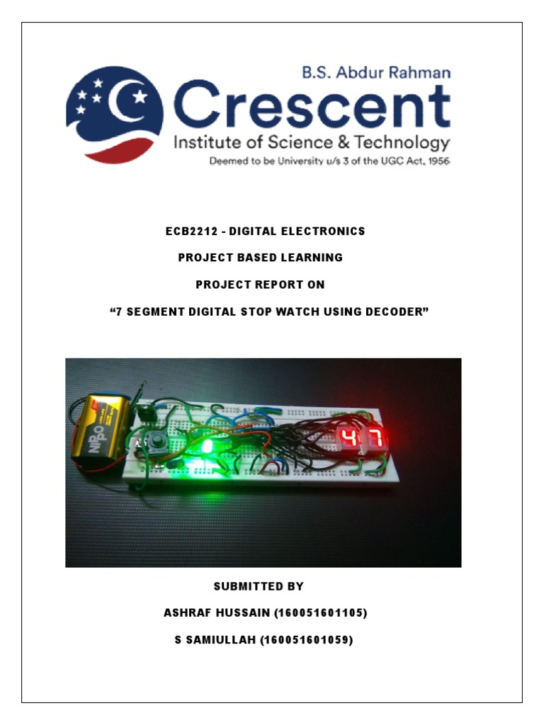 Basic Stop Watch | PDF | Electronic Circuits | Physical Quantities