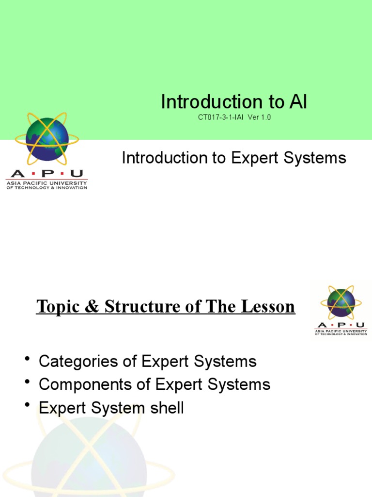 Intro to Expert Systems for Students | PDF | System | Artificial ...