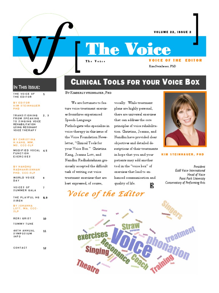 The Voice: C T V B | PDF | Human Voice | Singing