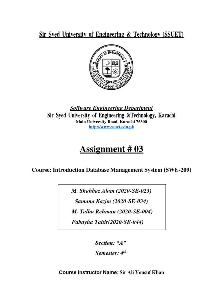 Database Assignment 03 | PDF | Inheritance (Object Oriented Programming) | Relational Database