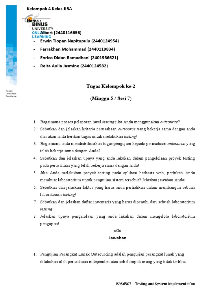 2111 Isys6507035 Jiba TK2-W5-S7-R0 Team4 | PDF