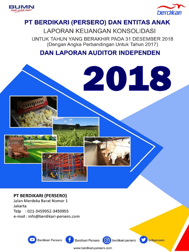 Laporan Audit PT Berdikari (Persero) Dan Entitas Anak | PDF
