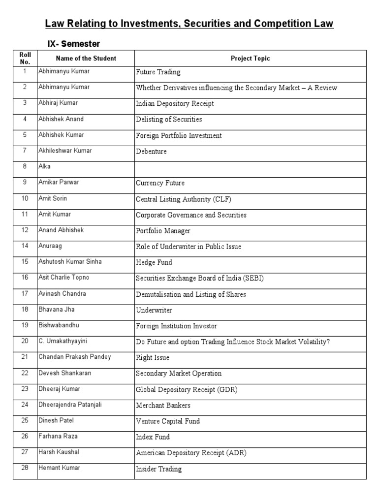 Project Topics Pil | PDF | Choice Of Law | Annulment