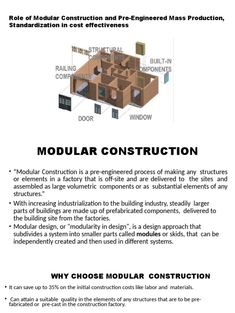 Modularconstruction and Prefabrication | PDF | Modularity | Modular Programming