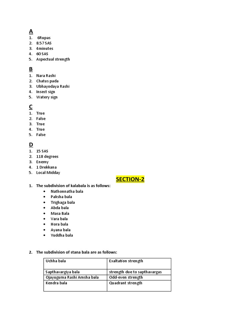 The Subdivision of Kalabala Is As Follows | PDF | Saturn | Planets