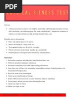 Stork Balance Stand Test Protocol | PDF | Sports | Recreation