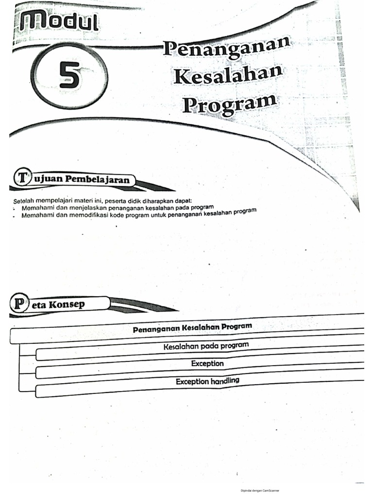 PBO Materi Penanganan Program | PDF