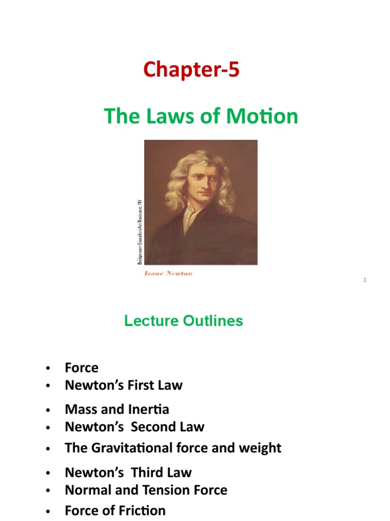 Chapter-5 (Laws of Motion) | PDF | Force | Friction