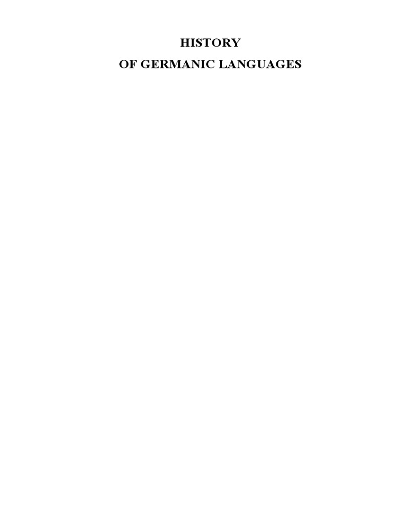 Course of Germanic H | PDF | Scandinavia | Germanic Peoples