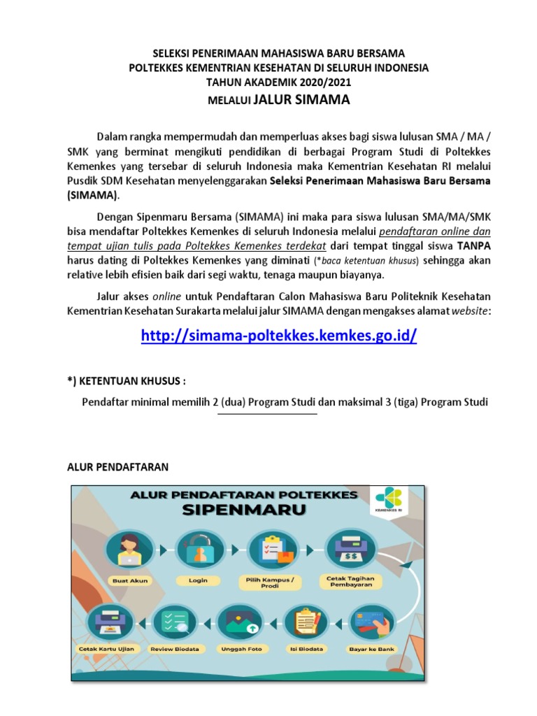 Panduan Pendaftaran Simama | PDF