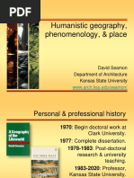 Relph's Place and Placelessness Overview | PDF | Phenomenology ...