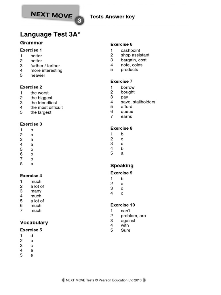 Language Test 3A : Grammar | PDF | Economies | Money