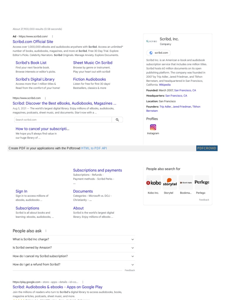 Scribd | PDF | Scribd | Digital Technology