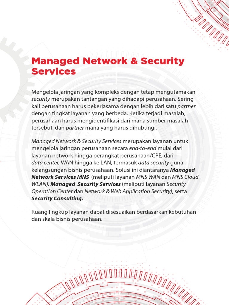 Katalog Produk Managed Network Security Services | PDF