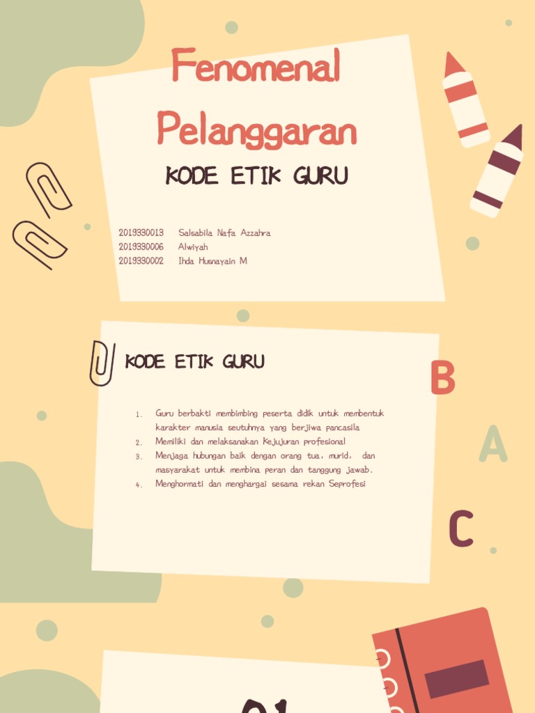 Pelanggaran Kode Etik Guru-1 | PDF | Pengembangan Diri | Kesehatan Holistik