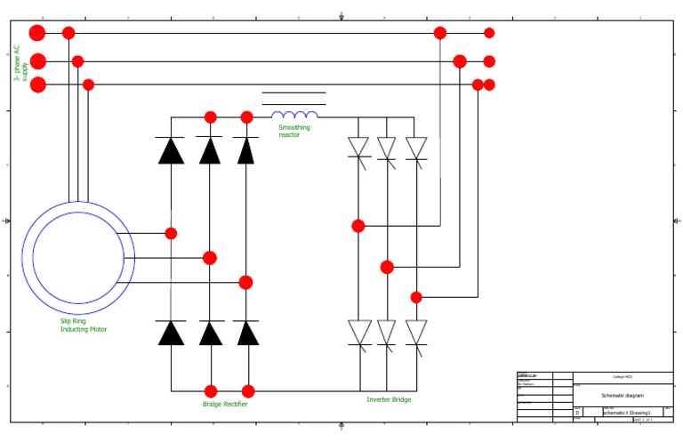 Smoothing Reactor: Schematic Diagram | PDF | Electrical Equipment ...