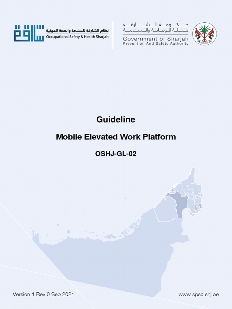 Guideline for the Safe Use of Mobile Elevated Work Platforms | PDF ...