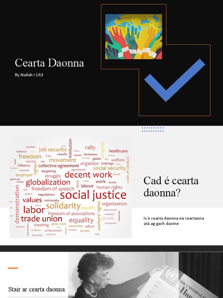 Cearta Daonna: Stair agus Tábhacht | PDF