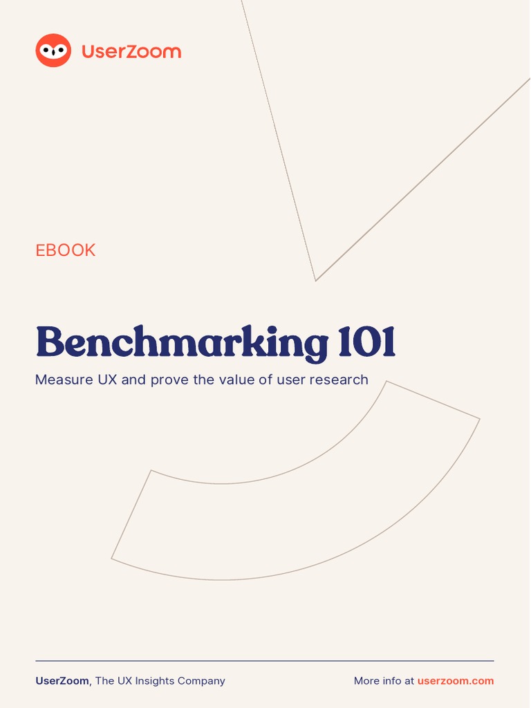 Benchmarking 101: E Book | PDF | Usability | Performance Indicator