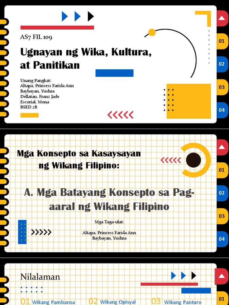 FIL 109 P1 Batayang Konsepto (Report) | PDF
