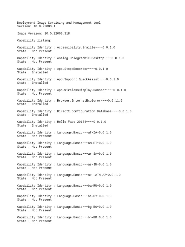 Capabilities | PDF | Microsoft Windows | Software Development