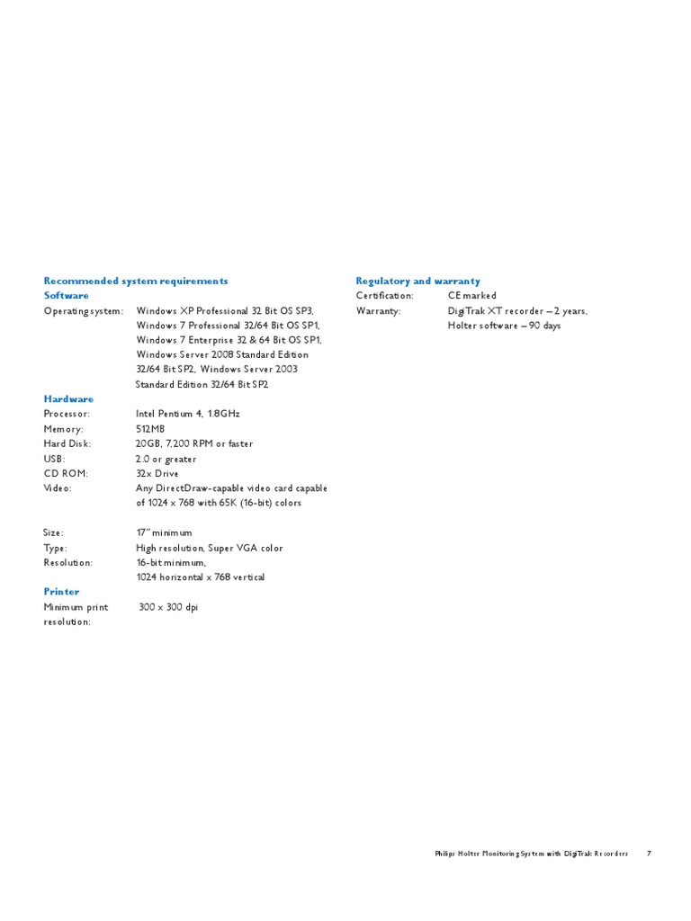 Holter and DigiTrak Brochure 7-8-1 | PDF