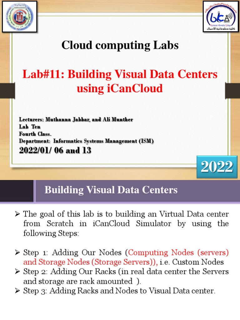 CLoud Computing Lab 11 On 6 And13 - 01-2022 | PDF | Data Center ...