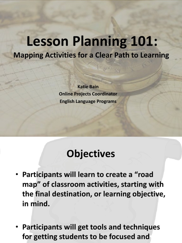 Lesson Planning 101-Pre-Recording 0 | PDF | Lesson Plan | Rubric (Academic)