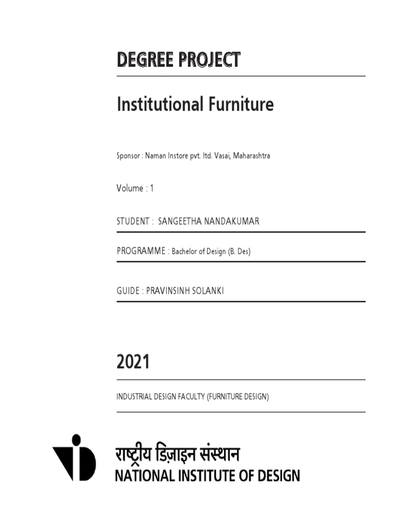 Graduation Project N.I.D | PDF | Thesis