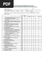 !aberrant Behavior Checklist Irritability Scale With Instructions | PDF | Psychiatry ...