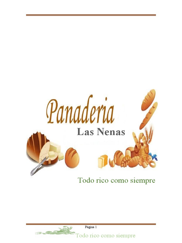 Proyecto Panaderia | PDF | Alimentos | Cereales