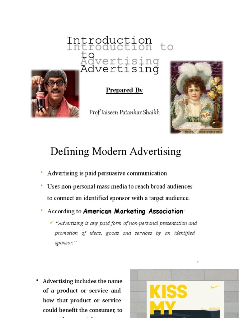 Advertising Study Material | PDF | Advertising | Brand