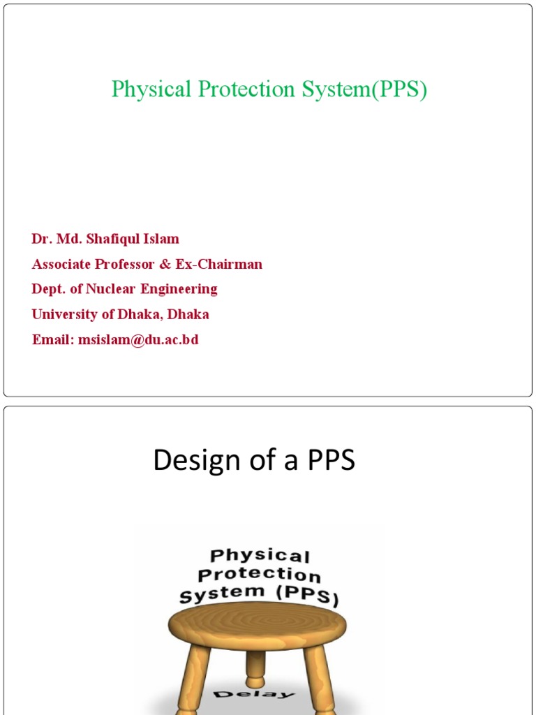 Physical Protection System | PDF | Securities | National Security