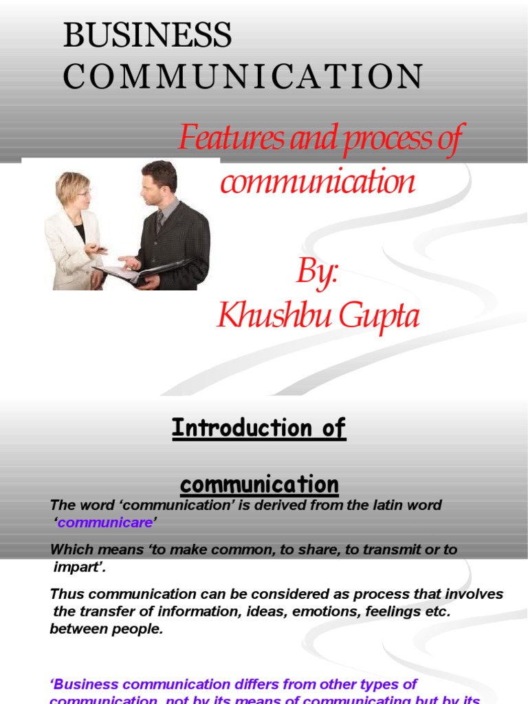 Introduction of Communication | PDF | Communication | Cognitive Science