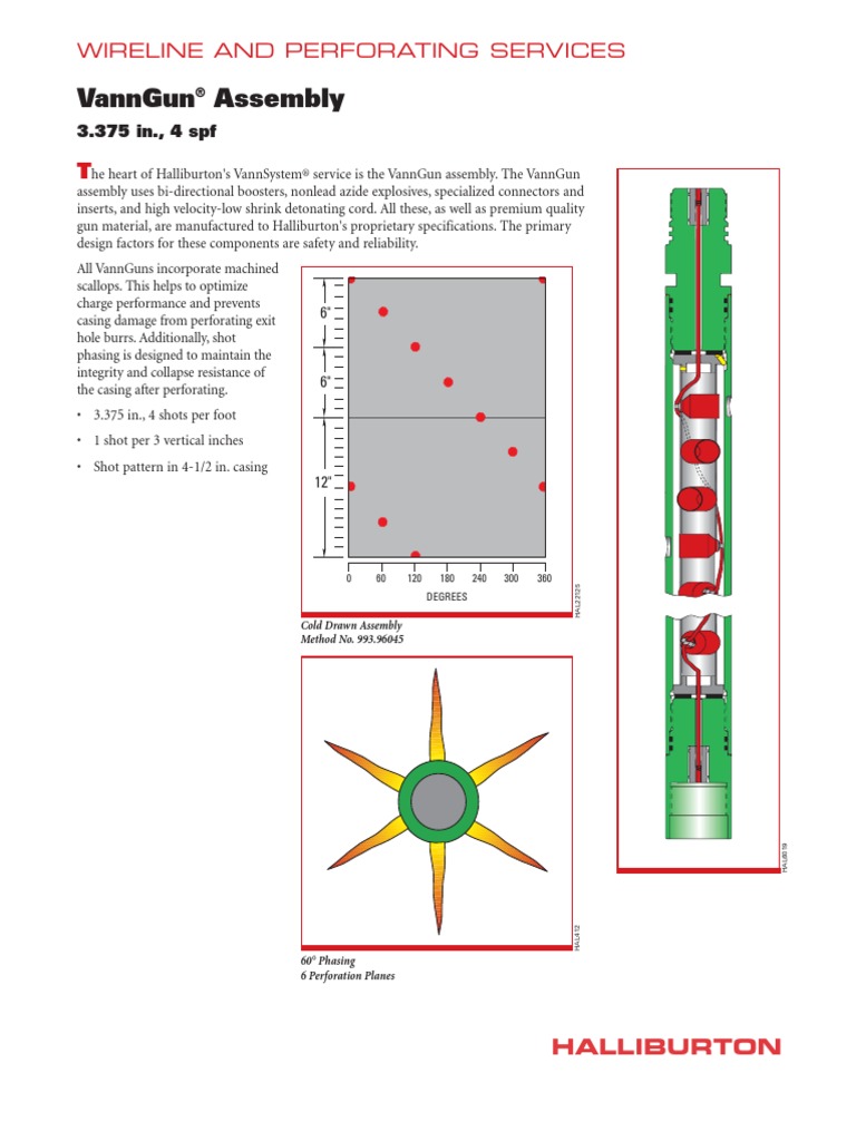 Vanngun Assembly: Wireline and Perforating Services | PDF