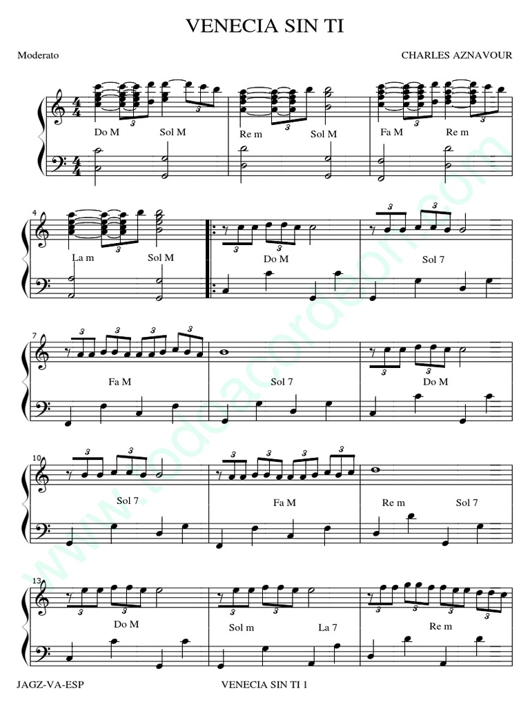 Venecia Sin Ti | PDF