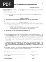 Biopsy Consent Form | PDF | Informed Consent | Medical Diagnosis