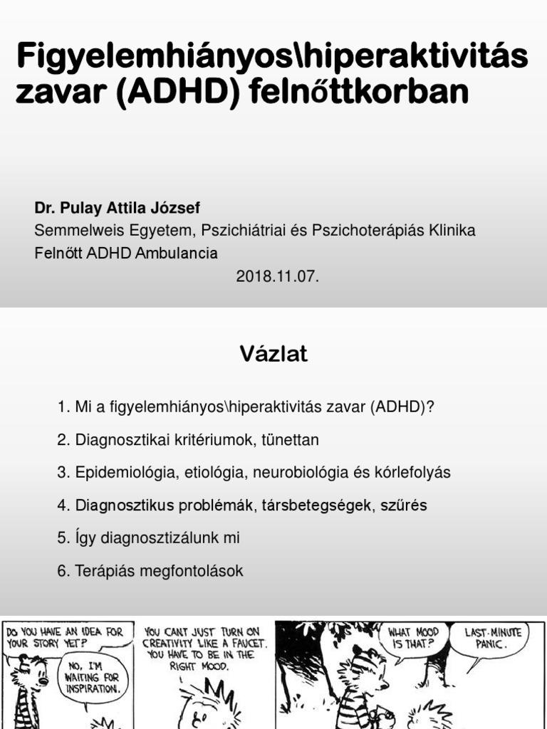 Pulay Attila - ADHD Felnőttkorban | PDF