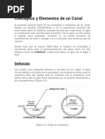 Elementos y clasificación de canales | PDF | Canal | Río