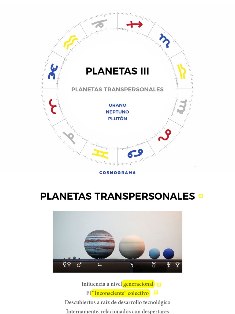 Sesion6 Planetas Transpersonales | PDF | Neptuno | Urano