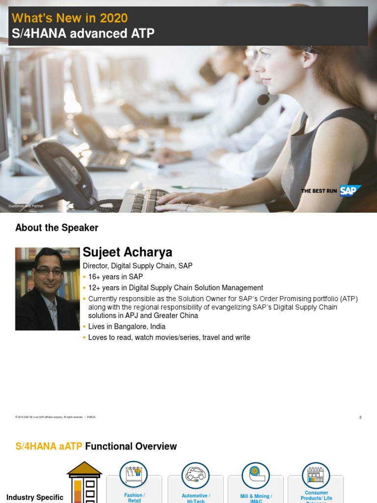 SAP aATP New in 2020 | PDF | Simulation | Mobile App