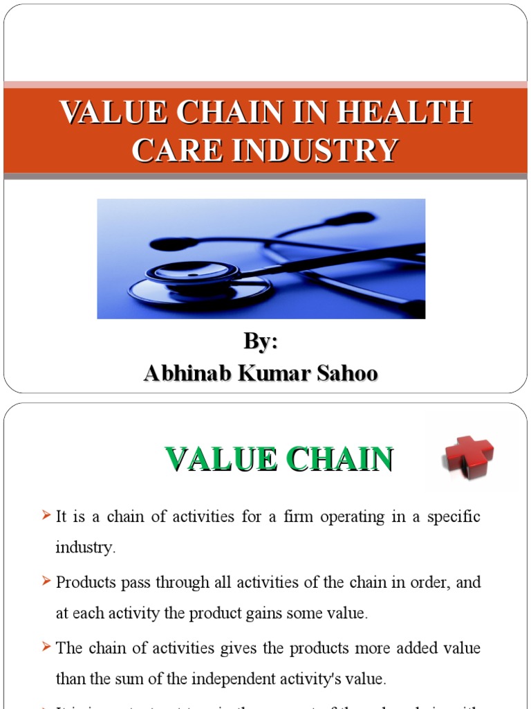 Value Chain in Health Care Industry | PDF | Economies | Health Care