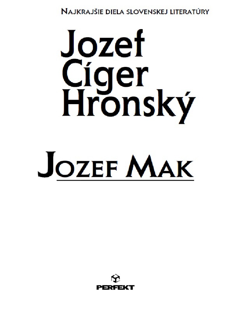 Jozef Mak Ukazka | PDF